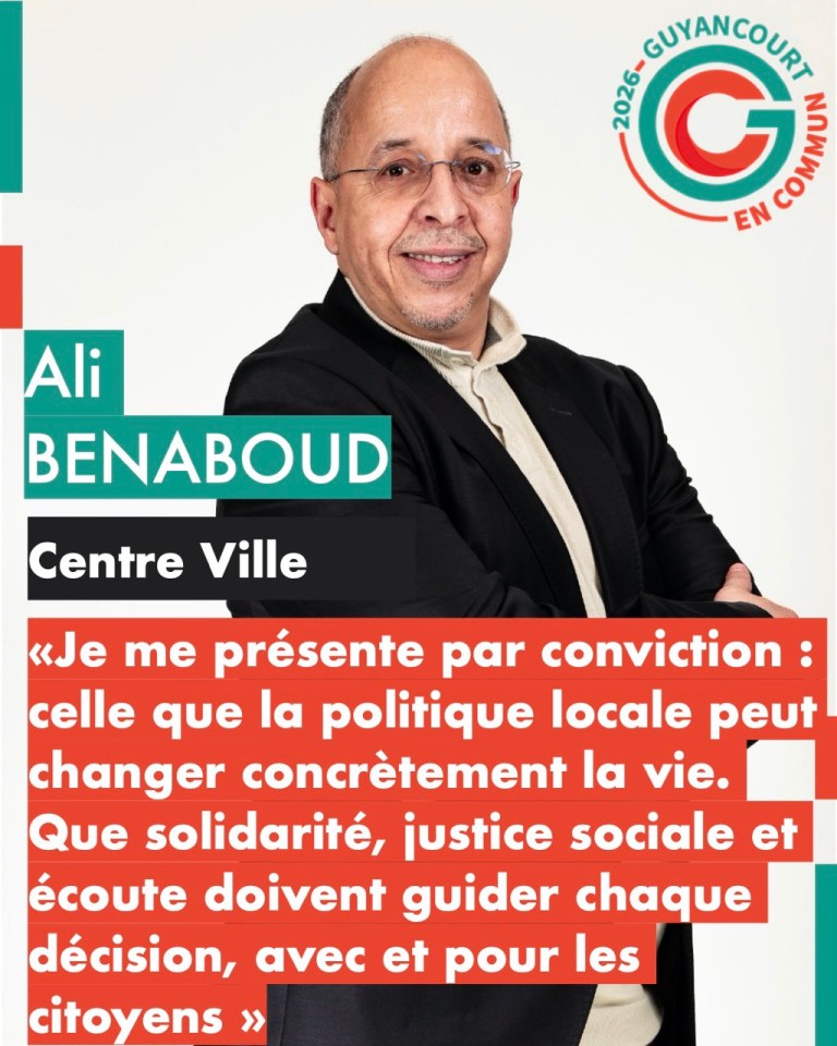François MORTON et Guyancourt en commun 2026 – Parce nous avons ...